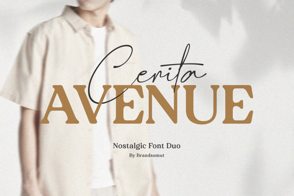Cerita Avenue – Nostalgic Font Duo – Circle Font