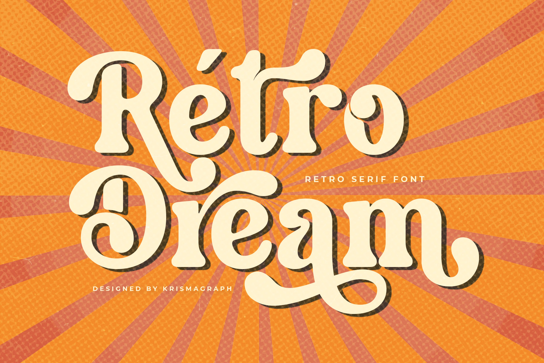 Velvet Mango – Retro Serif Font – Circle Font