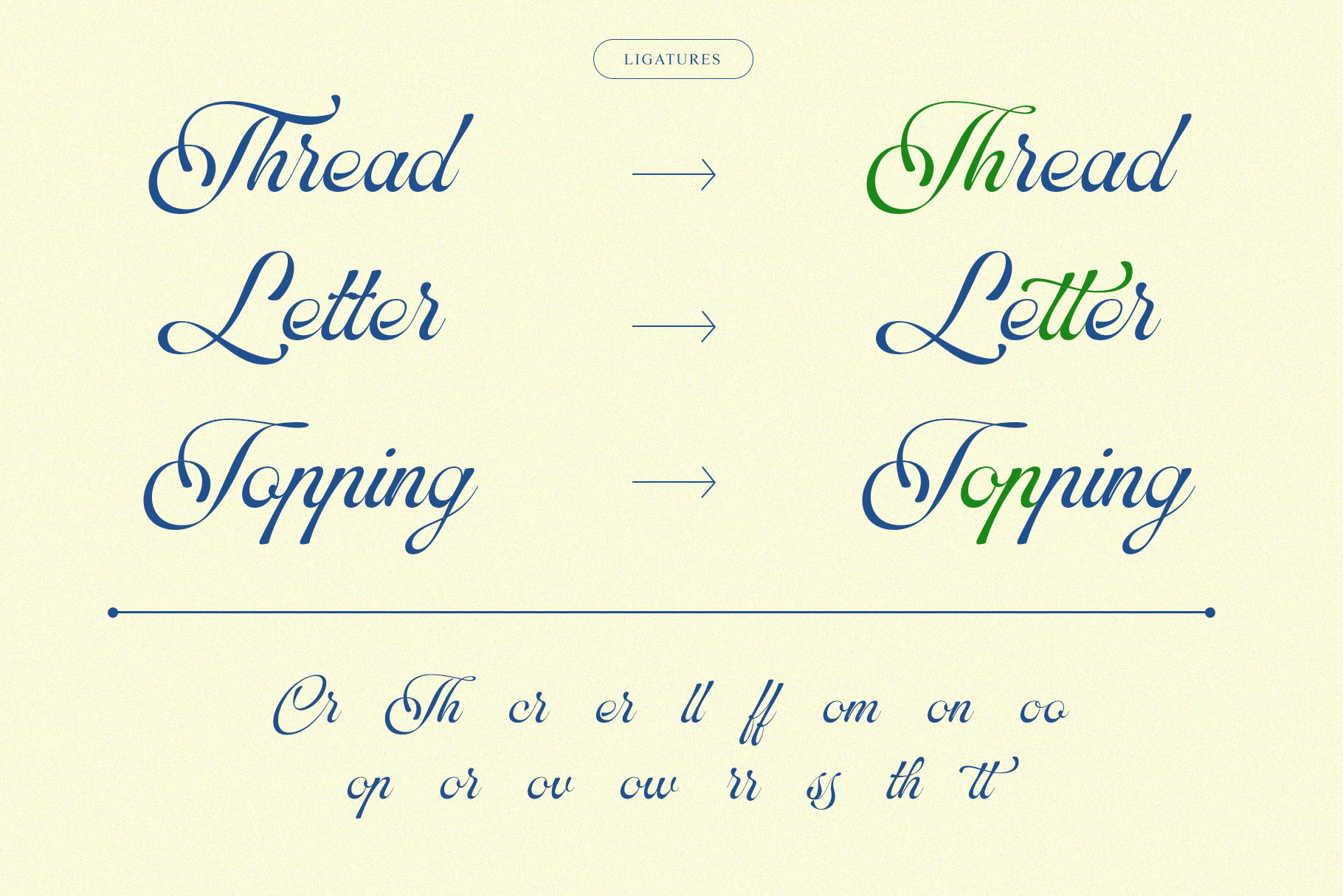 Symphonie Calligraphy – Circle Font